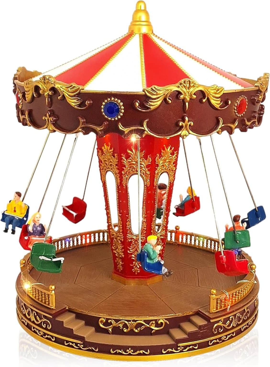 Avis : carrousel de Noël musical TIN Dreams, village illuminé magique